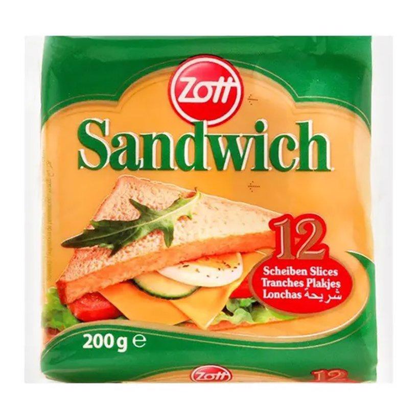 Phô mai lát Sandwich Zott gói 200g