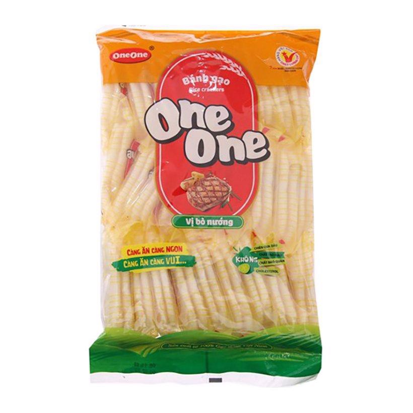 Bánh gạo vị bò nướng One-One gói 150g