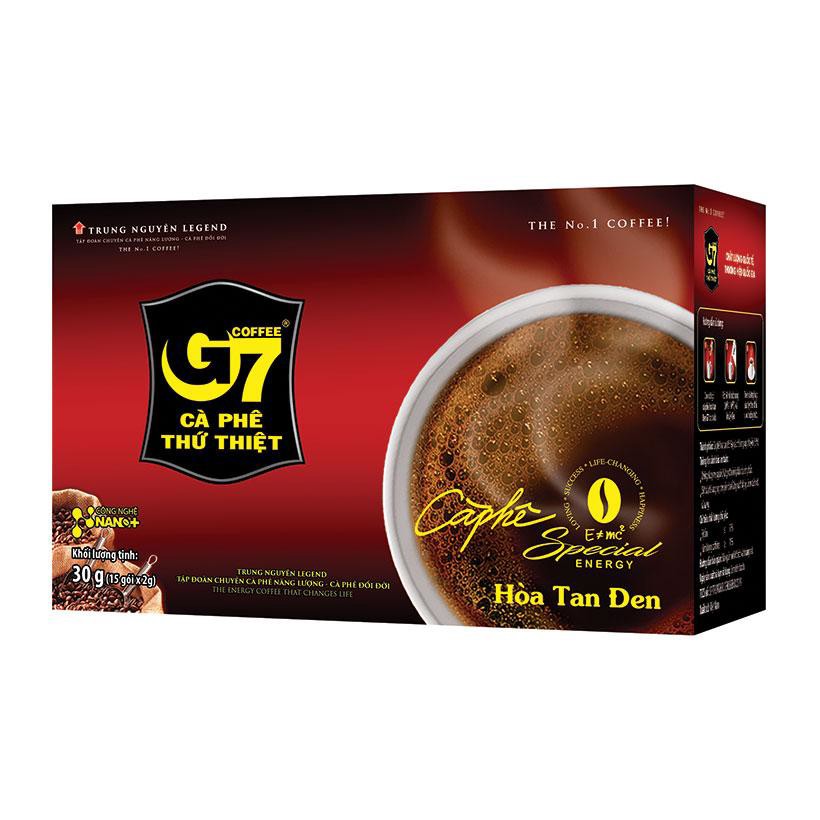 Cà phê đen hòa tan G7 hộp 30g
