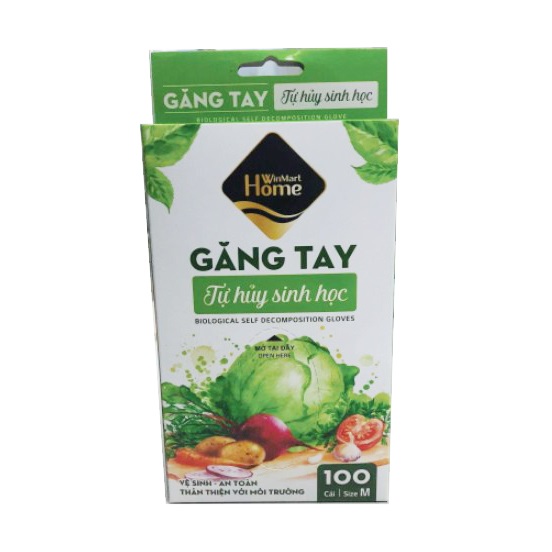Găng tay 1 lần WinMart Home 100c/ hộp-Size M