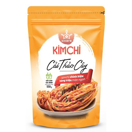 Kim chi cải thảo cây cao cấp King gói 500g
