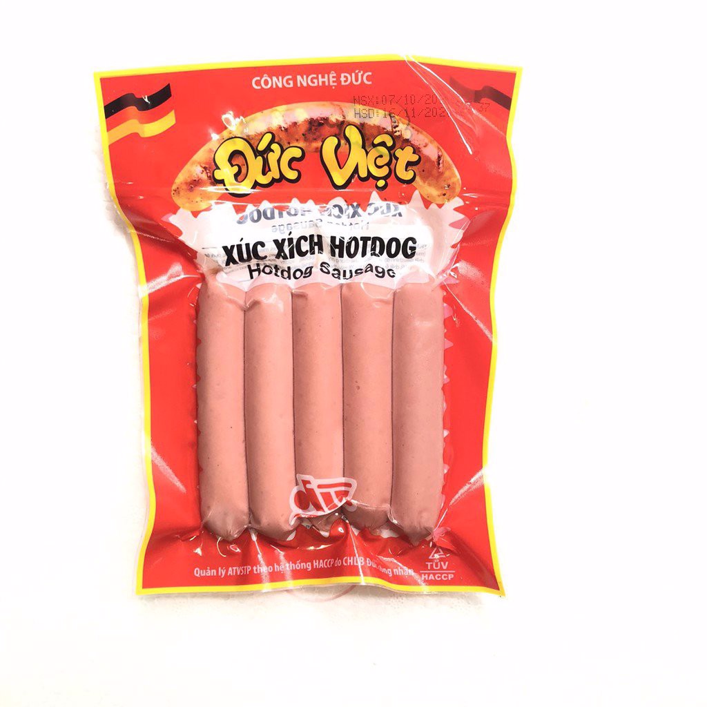 Xúc xích Hotdog Đức Việt gói 200g
