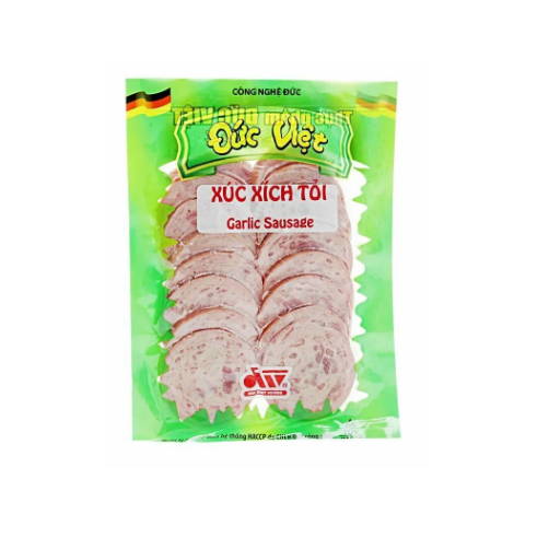 Xúc xích tỏi Đức Việt gói 200g