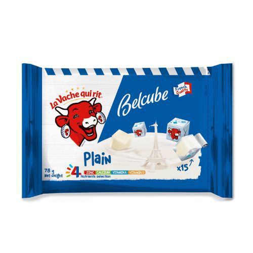 Phô mai vuông vị sữa Belcube gói 78g