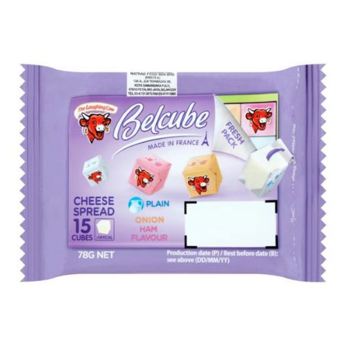 Phô mai vị hành, ham Belcube gói 78g