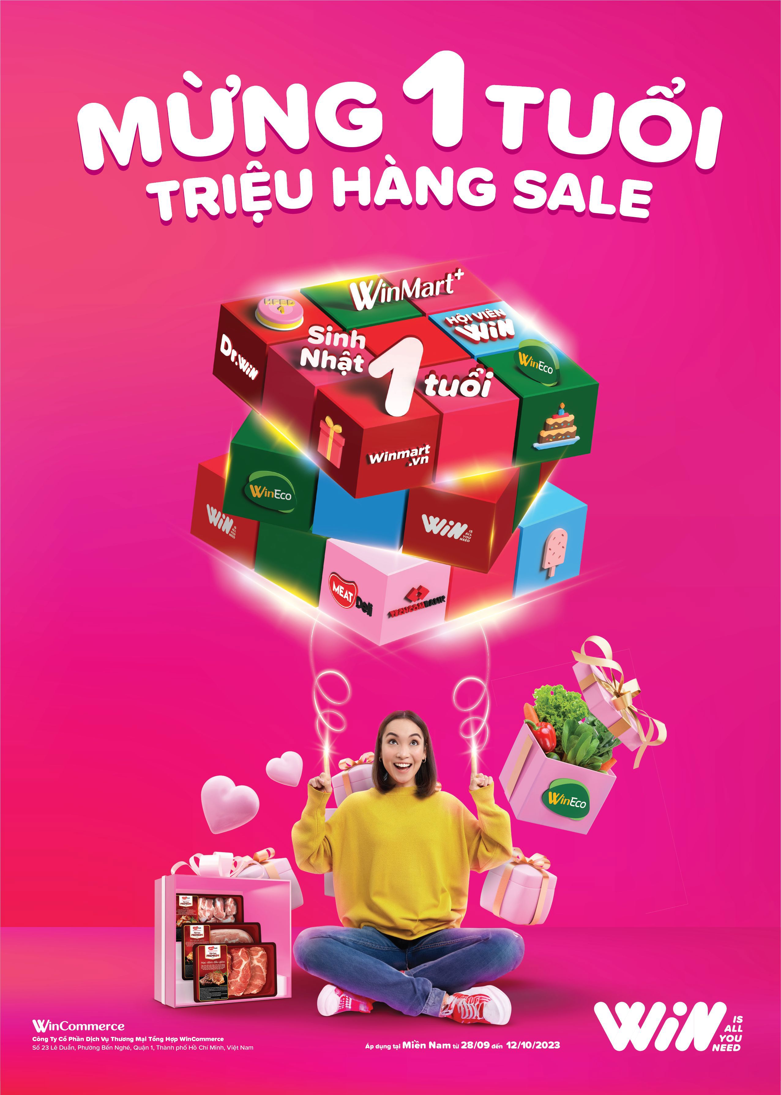 [CỬA HÀNG WiN - MIỀN NAM] MỪNG 1 TUỔI - TRIỆU HÀNG SALE
