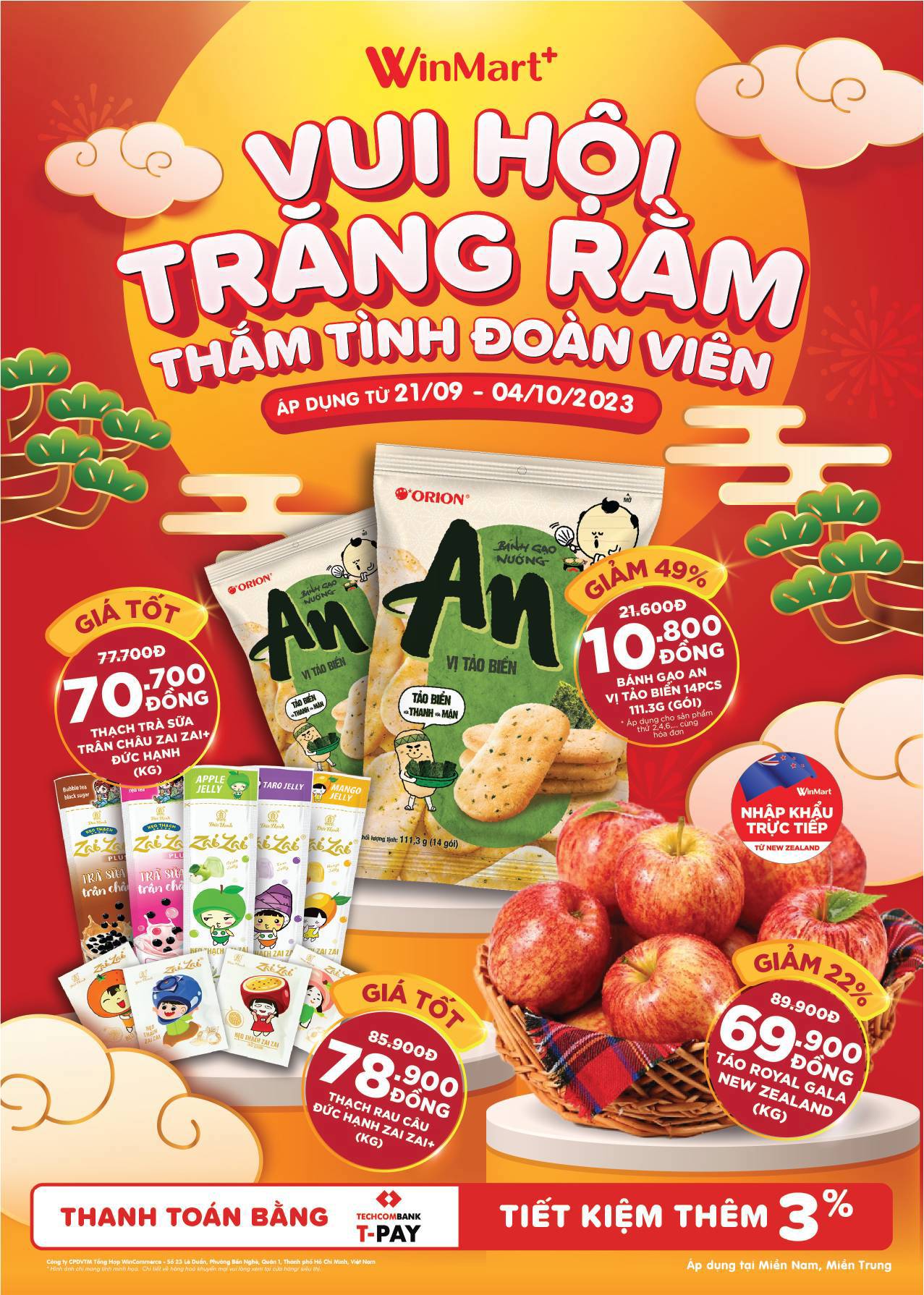 Cẩm Nang Mua sắm WinMart Plus từ 21/9- 4/10 khu vực Miền Nam, Miền Trung