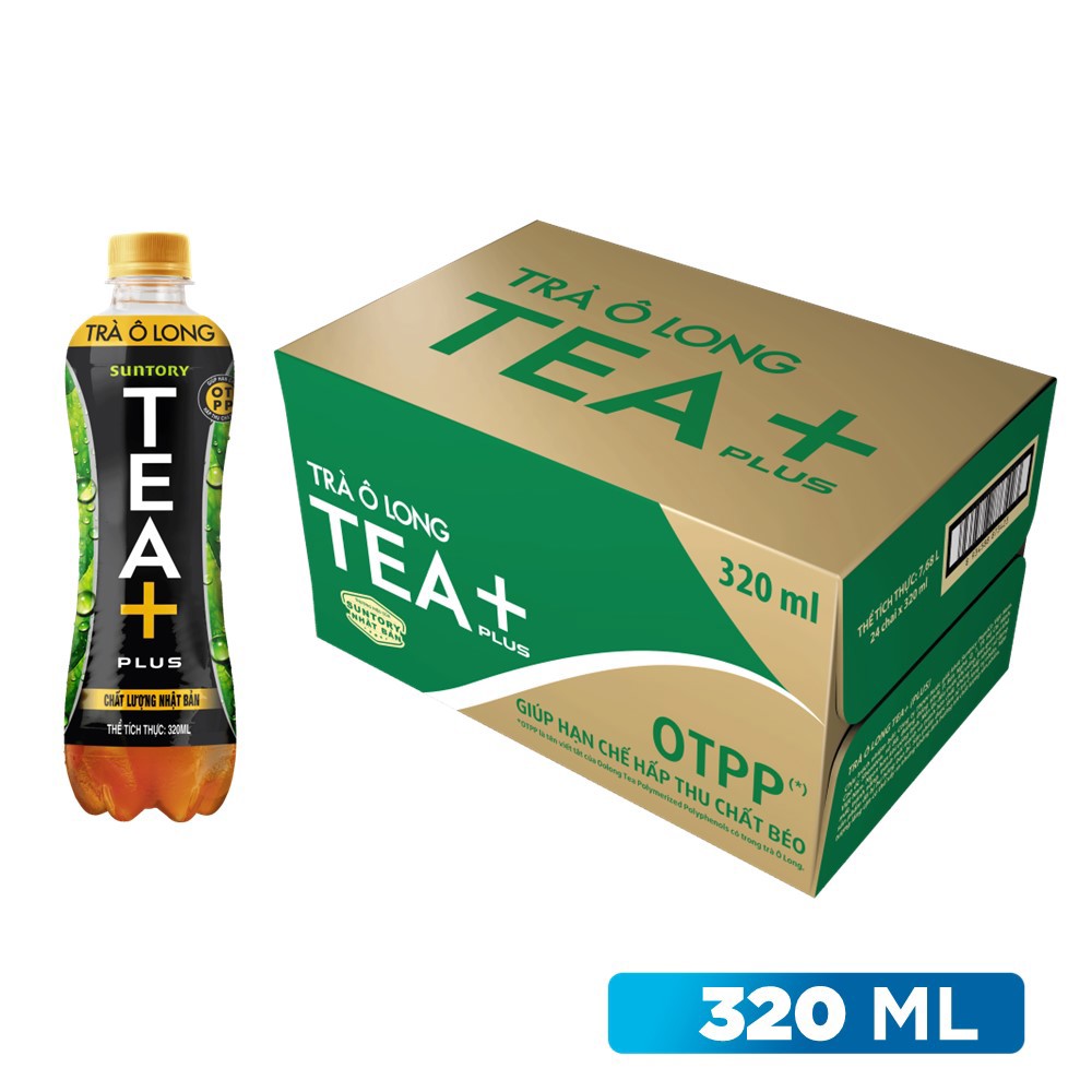 Trà Ô long Tea+ Plus Pepsico thùng 24 chai x 350ml