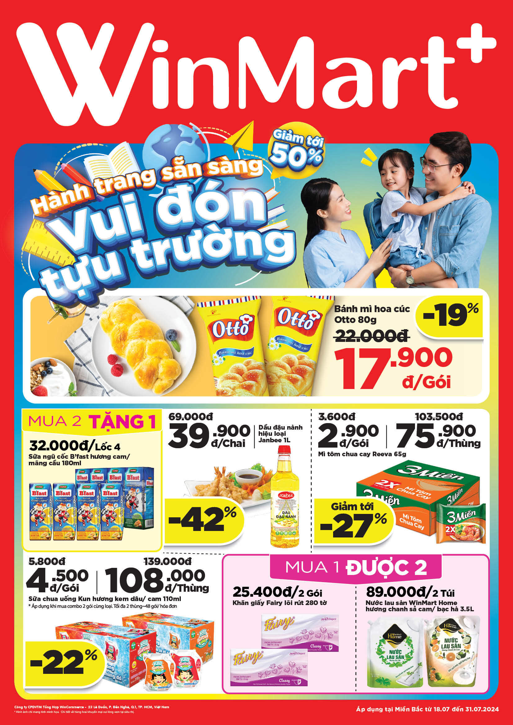Cẩm Nang Mua sắm WinMart Plus từ 18/7-31/7 khu vực Miền Bắc_URBAN