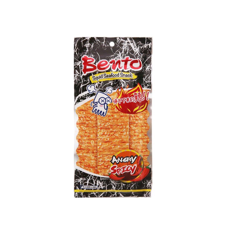 Snack hải sản tẩm gia vị cực cay Bento gói 20g
