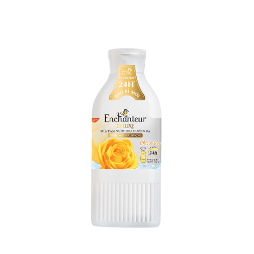 Sữa tắm nước hoa dưỡng da Enchanteur deluxe charming chai 180g