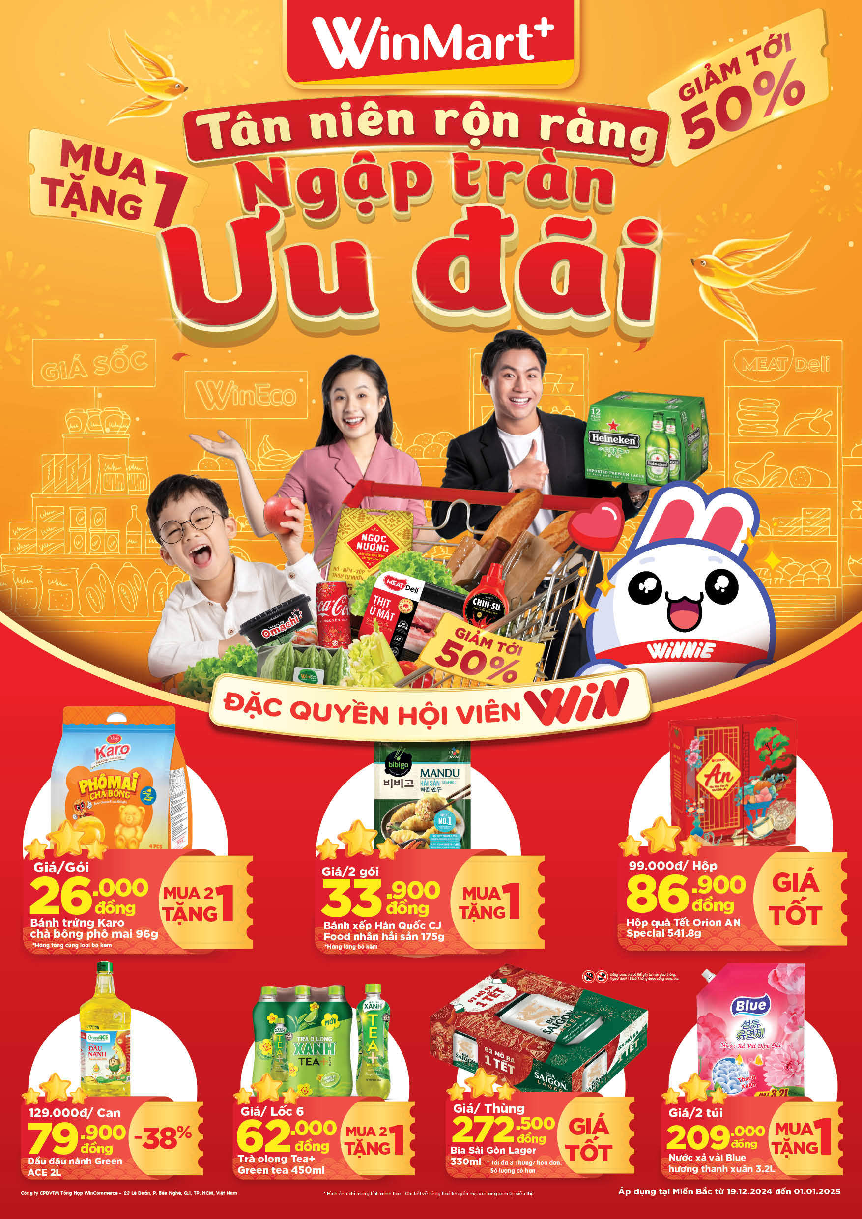 Cẩm Nang Mua sắm WinMart Plus từ 19/12/2024 - 1/1/2025 khu vực Miền Bắc ...