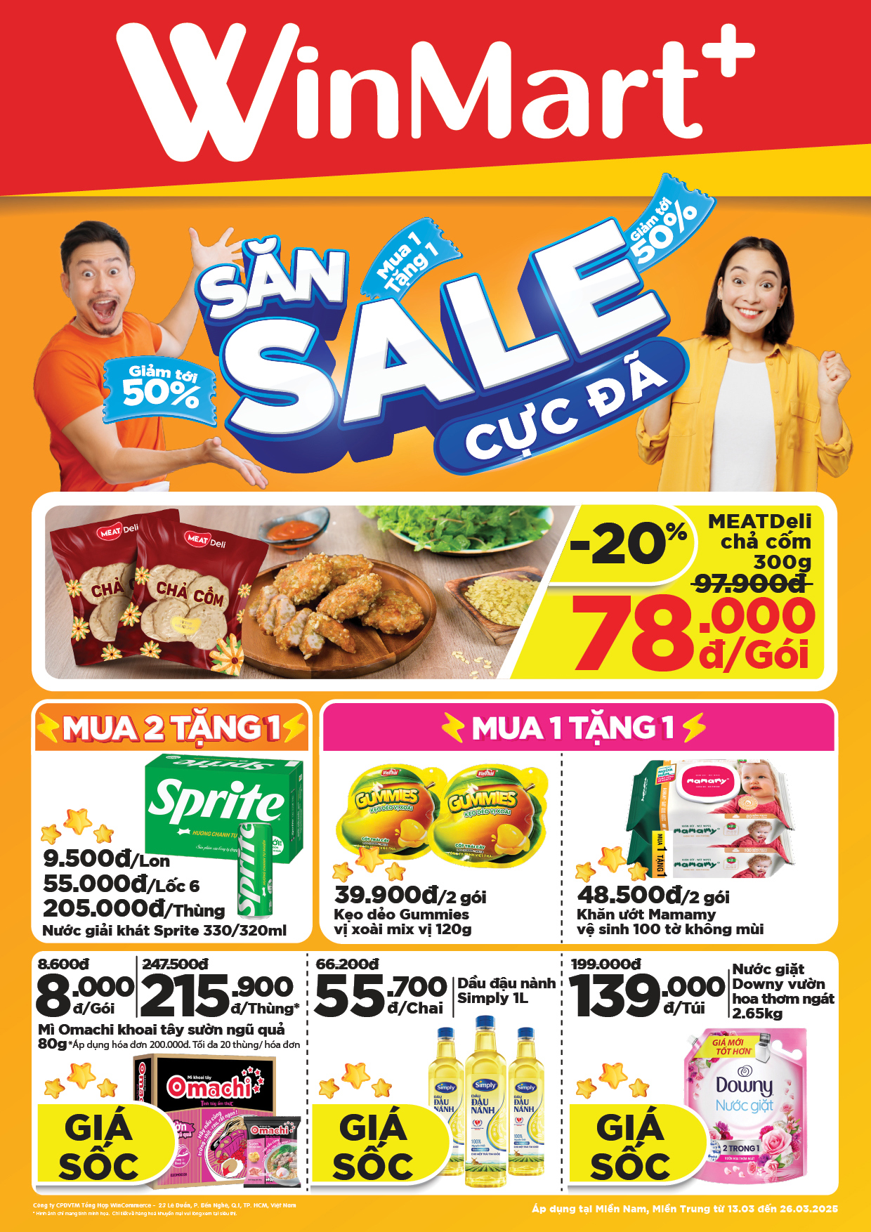 Cẩm Nang Mua sắm WinMart Plus từ 13/03/2025 - 26/03/2025 khu vực Miền ...