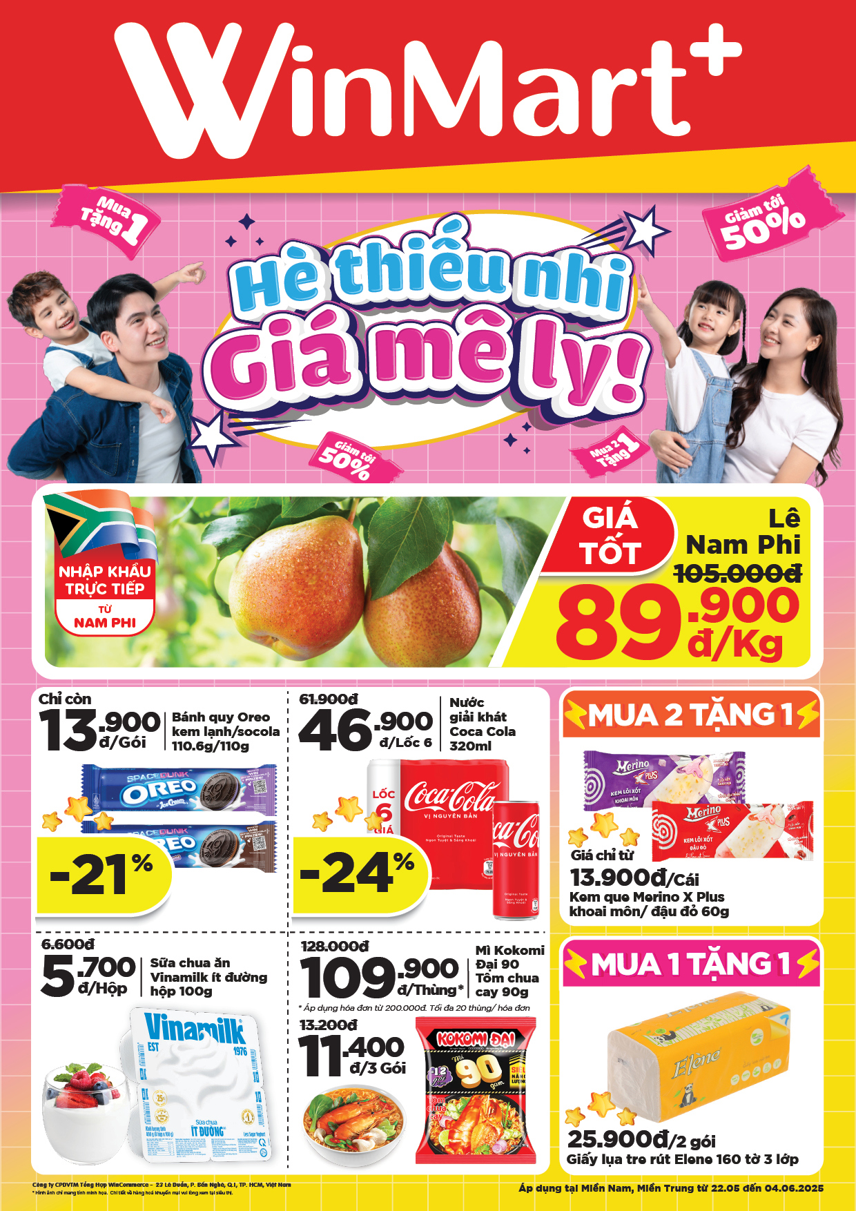 Cẩm Nang Mua sắm WinMart Plus từ 22/05/2025 - 04/06/2025 khu vực Miền ...
