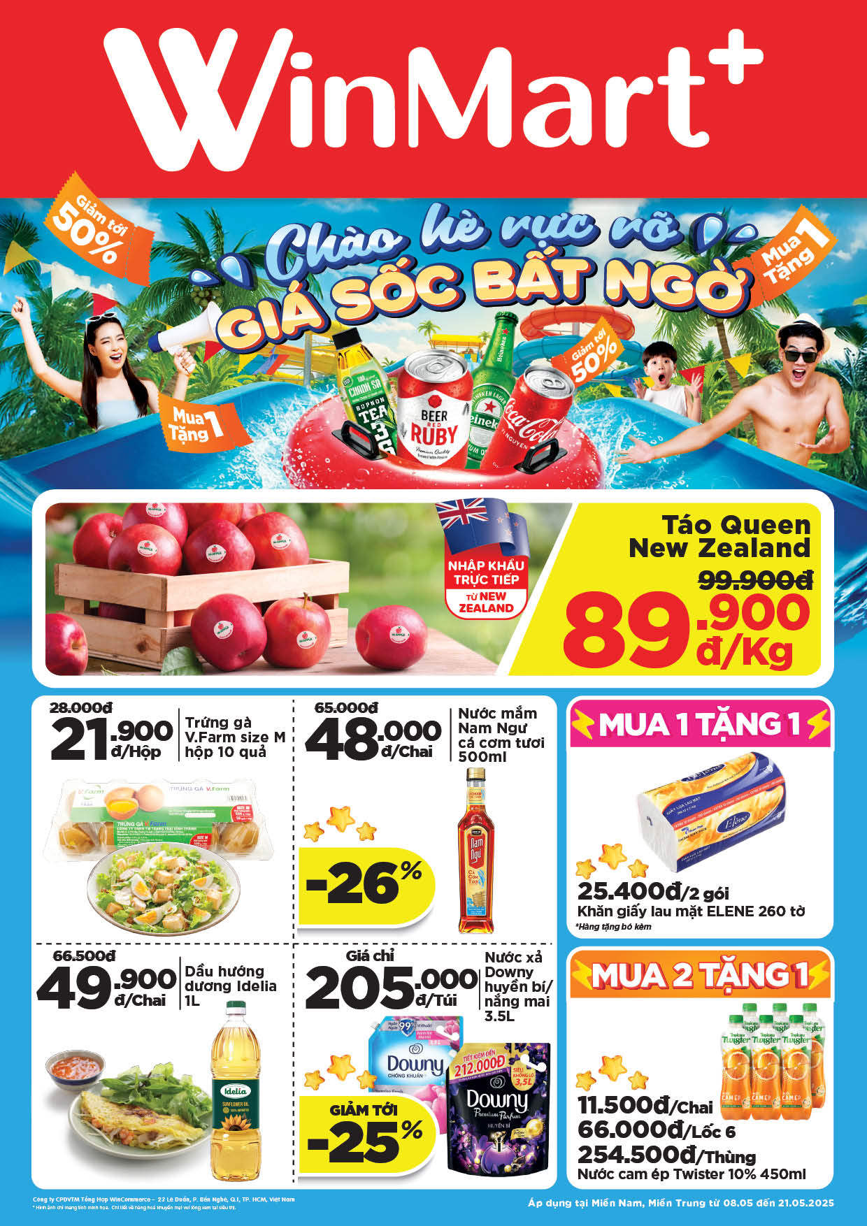 Cẩm Nang Mua sắm WinMart Plus từ 08/05/2025 - 21/05/2025 khu vực Miền ...