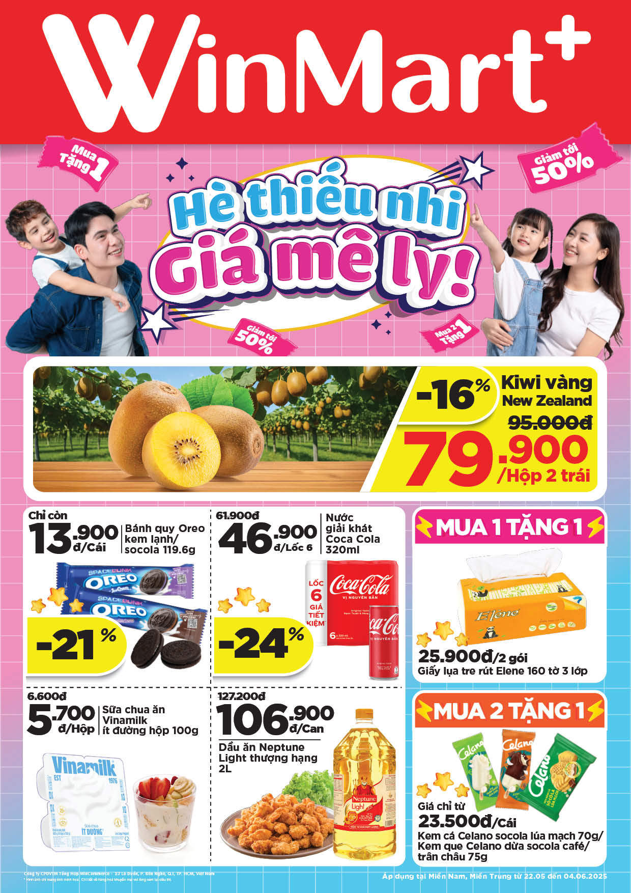 Cẩm Nang Mua sắm WinMart Plus từ 22/05/2025 - 04/06/2025 khu vực Miền ...