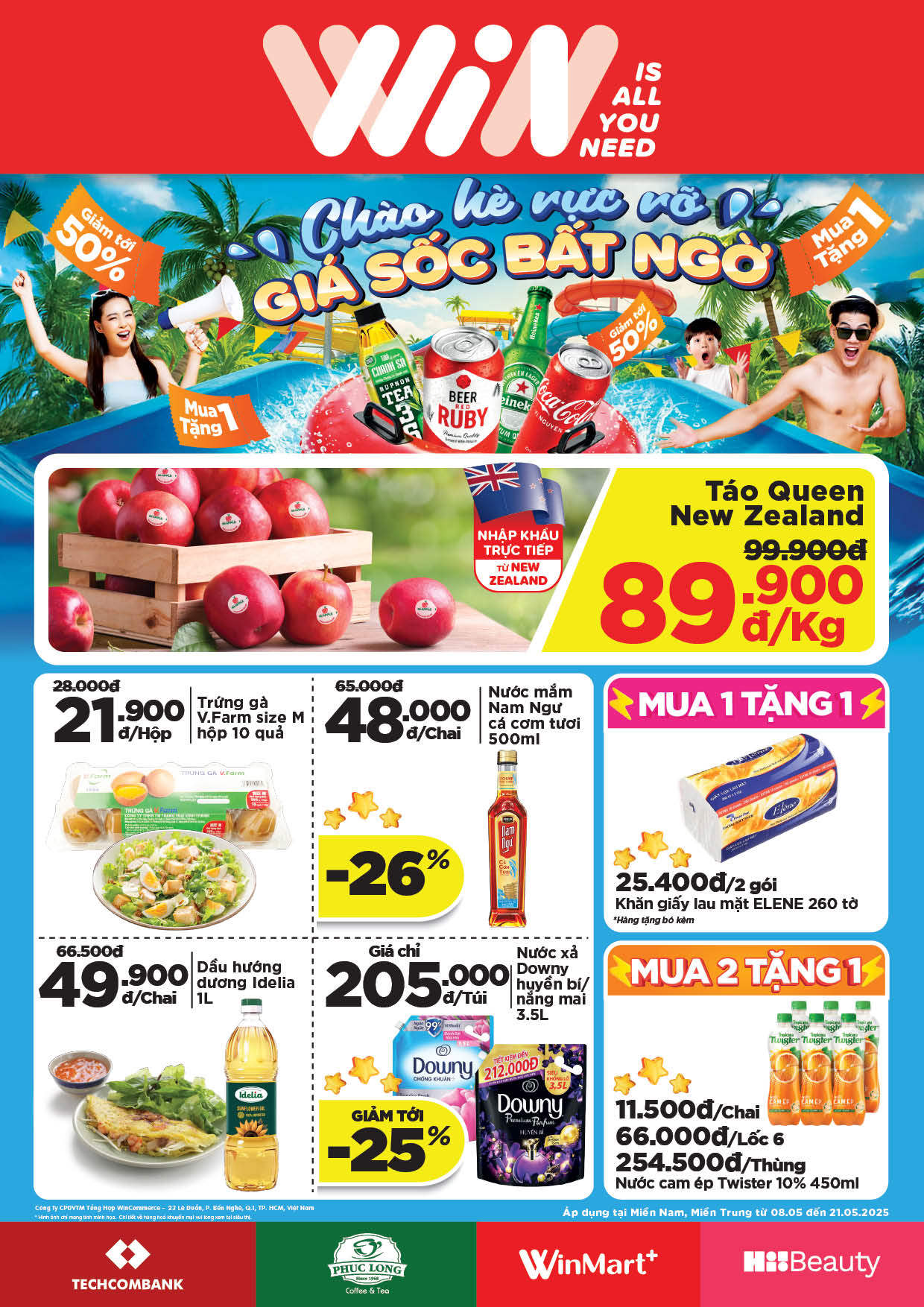 Cẩm Nang Mua sắm WinMart Plus từ 08/05/2025 - 21/05/2025 khu vực Miền Nam, Miền Trung_WinLife