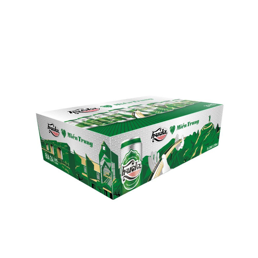 Bia Huda Carlsberg thùng 24 lon x 330ml