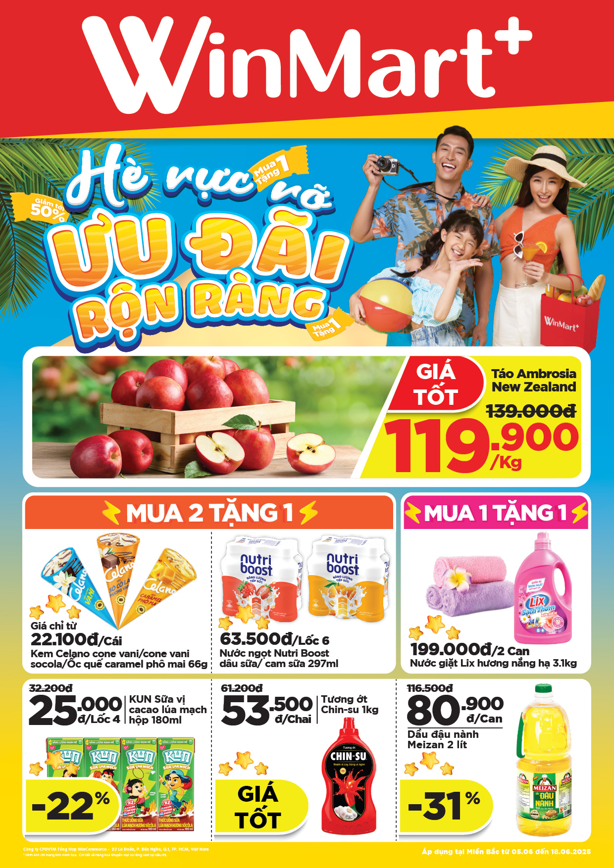 Cẩm Nang Mua sắm WinMart Plus từ 05/06/2025 - 18/06/2025 khu vực Miền ...