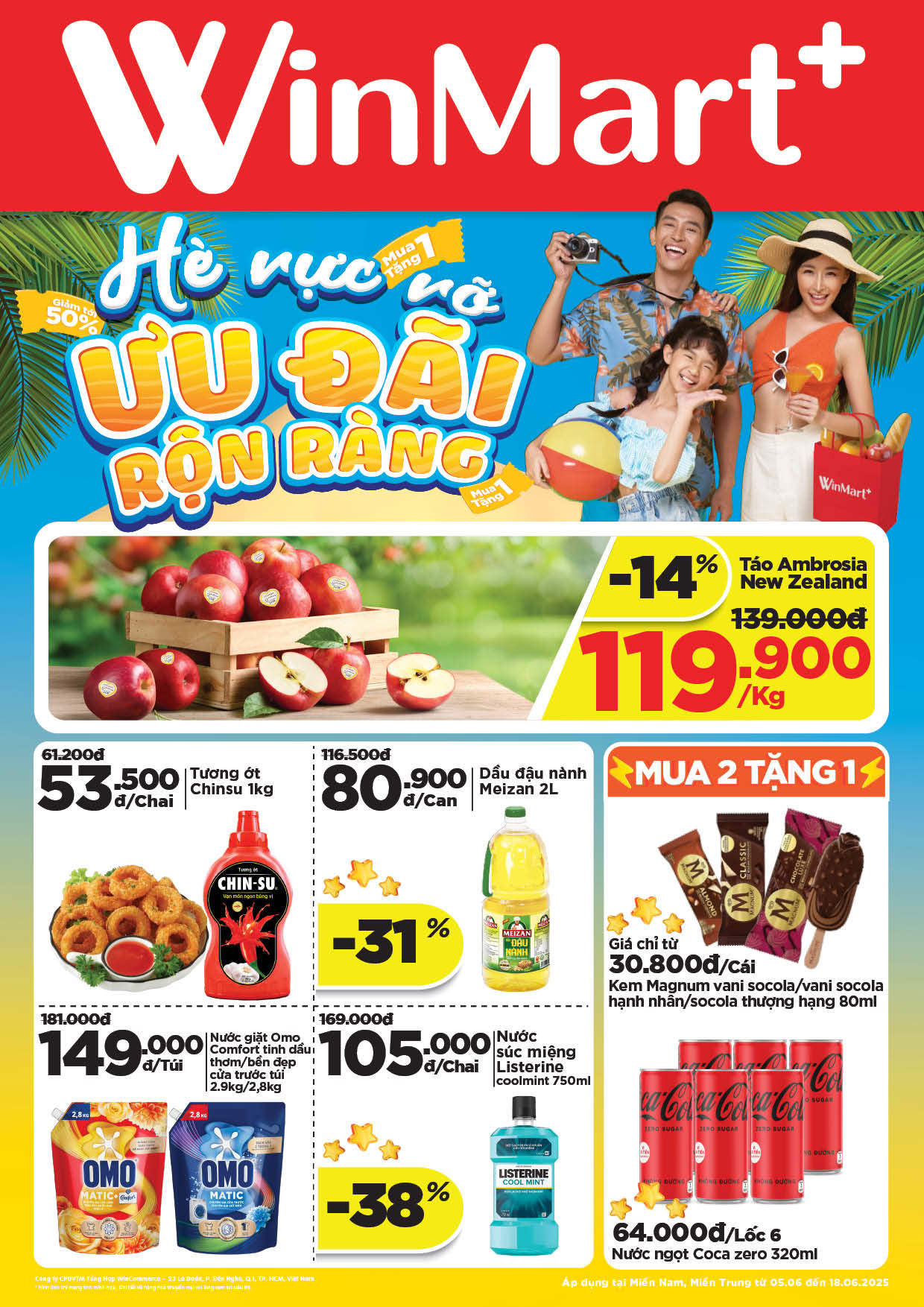 Cẩm Nang Mua sắm WinMart Plus từ 05/06/2025 - 18/06/2025 khu vực Miền ...