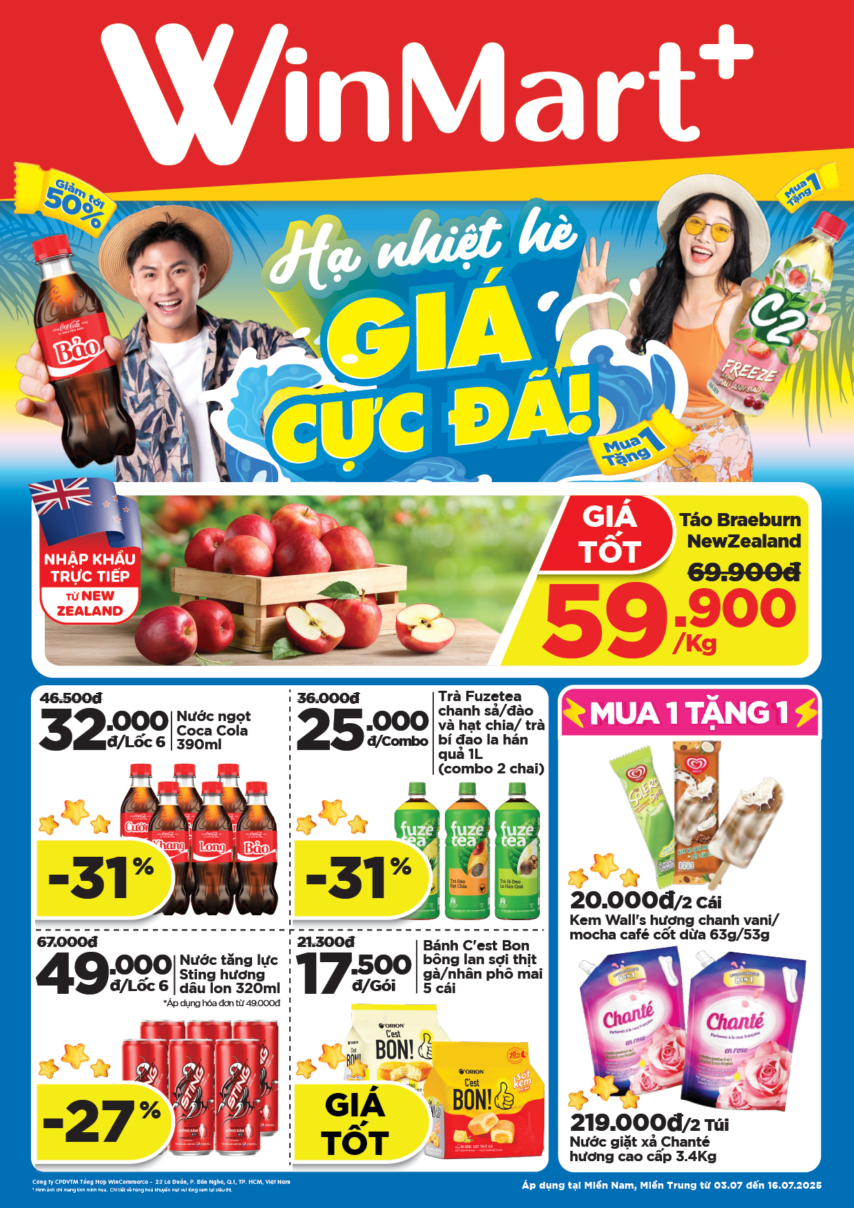 Cẩm Nang Mua sắm WinMart Plus từ 03/07/2025 - 16/07/2025 khu vực Miền ...