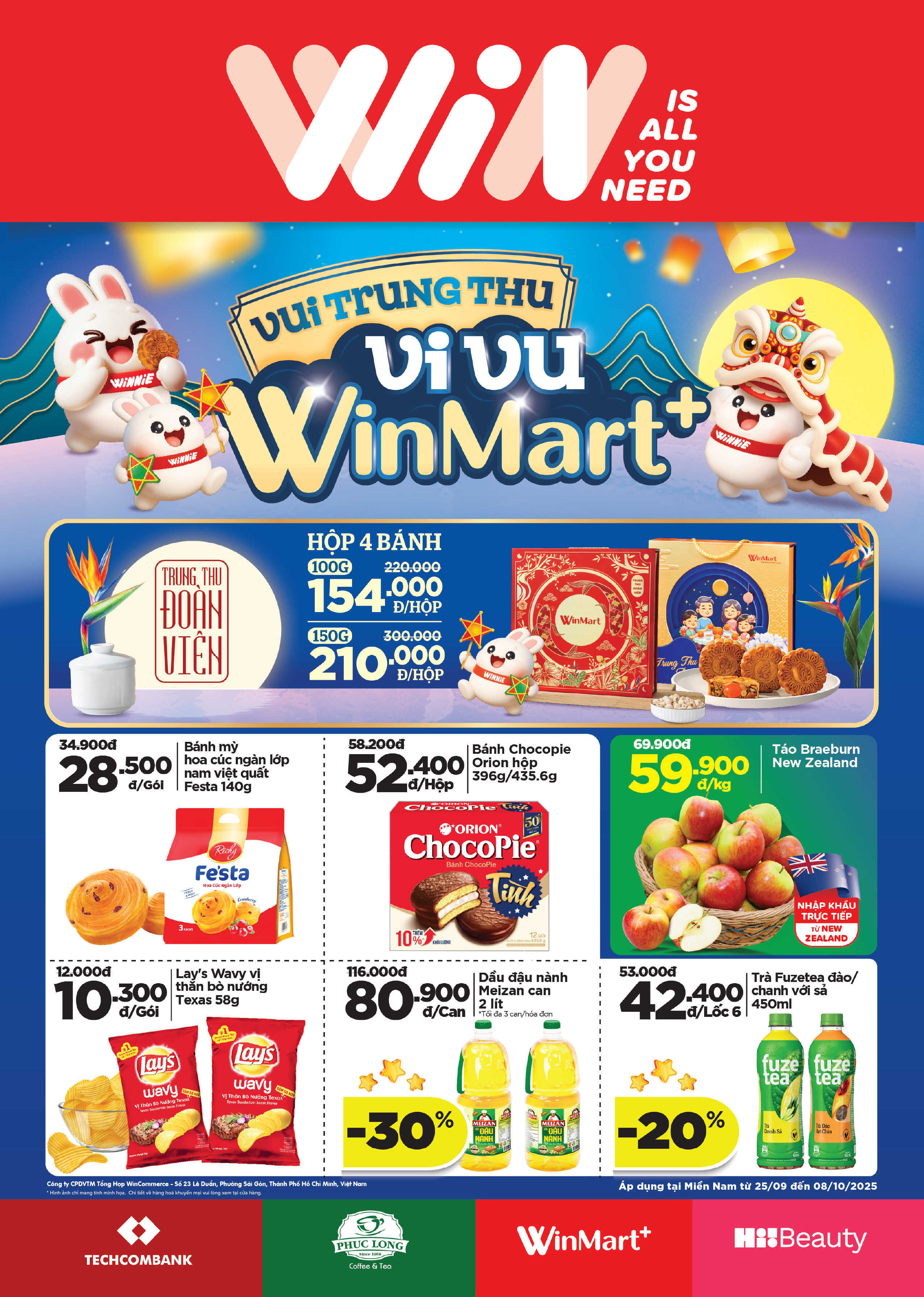 Cẩm Nang Mua sắm WinMart Plus từ 25/09/2025 - 08/10/2025 khu vực Miền ...