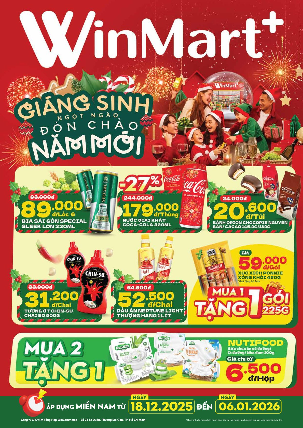 Cẩm Nang Mua sắm WinMart Plus từ 18/12/2025 - 06/01/2026 khu vực Miền ...